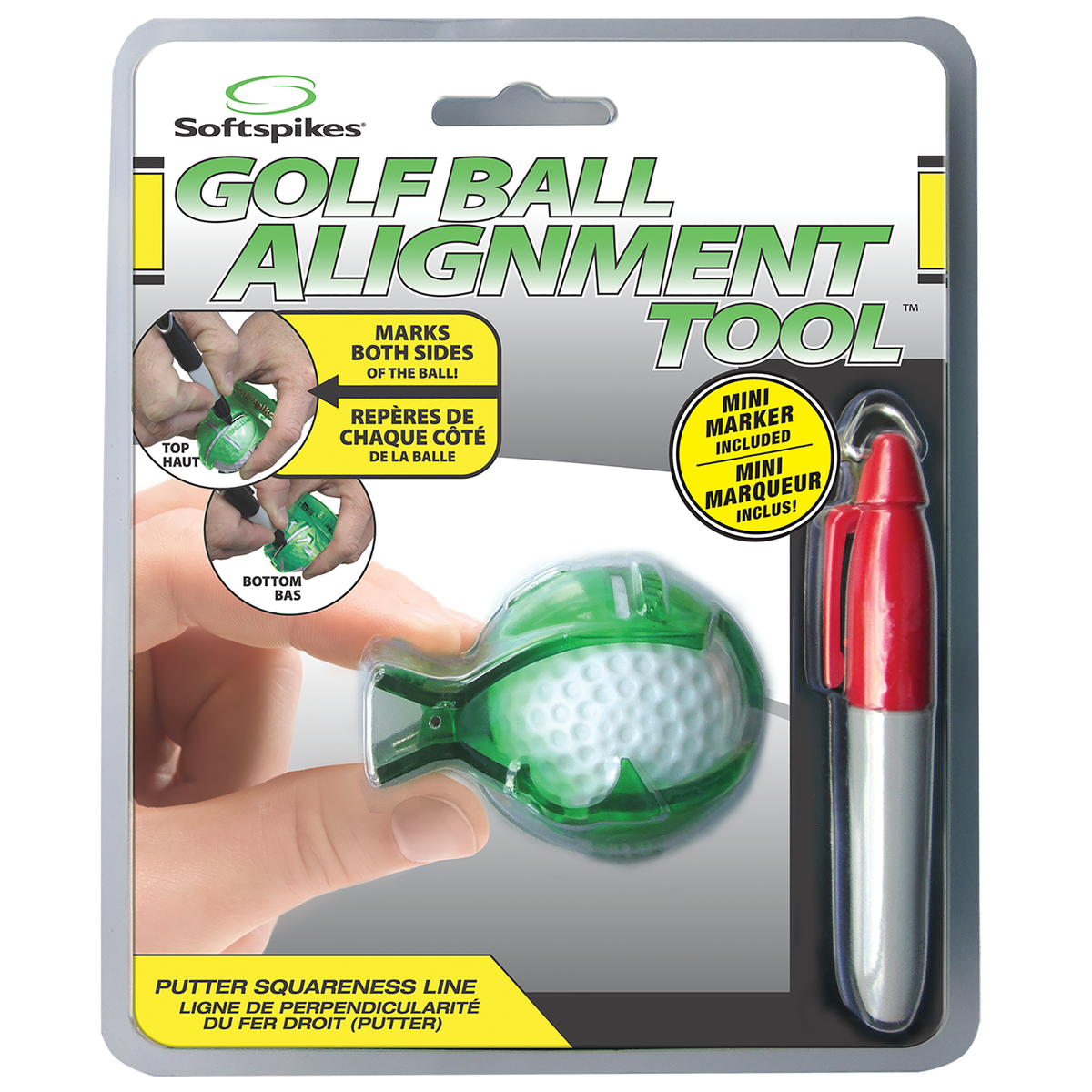 PrideSports Ball Alignment Tool & Free Permanent Mini Marker ...