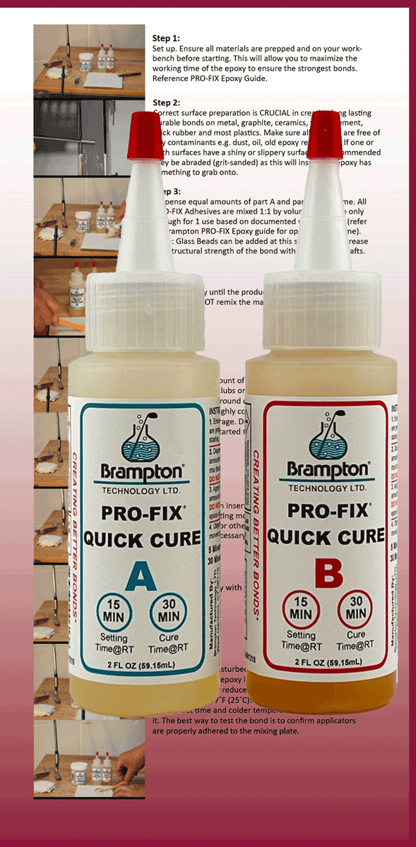 BAGGED - PRO-FIX 5&15 Quick Cure Epoxy 4oz Kit – vwgolfgrips.com